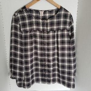 Covington | Tops | Covington Womens Buttun Up Blouse Xl | Poshmark